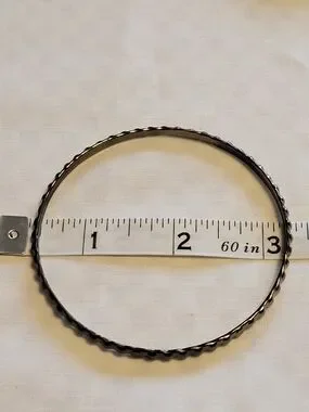 Jewelry | Stacked Gunmetal Bangle Bracelet Set Of 6 | Poshmark